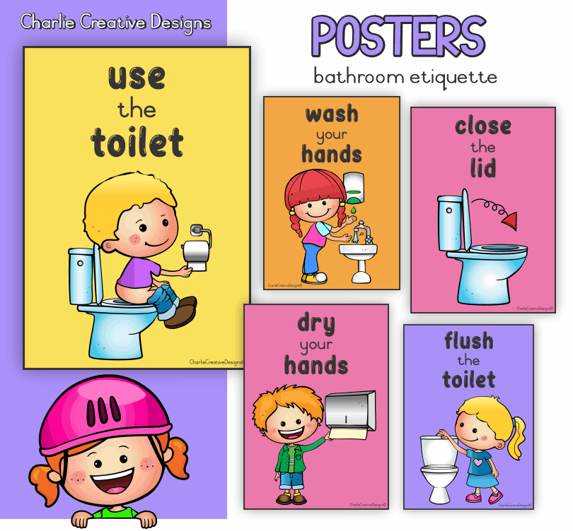 Bathroom etiquette – Charlie Creative Designs