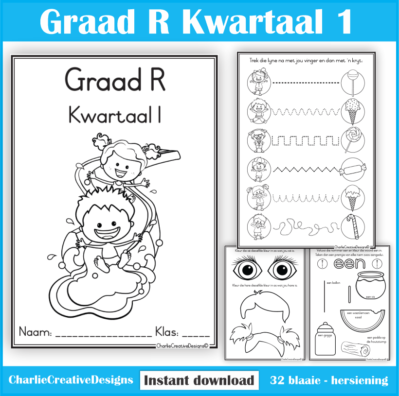 Graad R kwartaal 1 – Charlie Creative Designs
