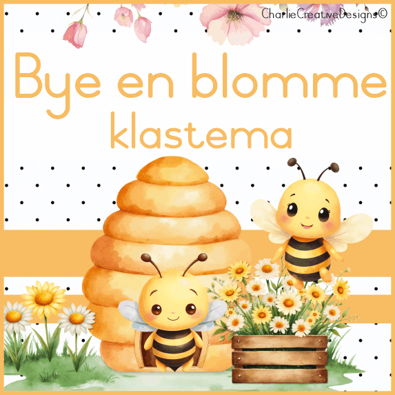 Bye en blomme klastema – Charlie Creative Designs