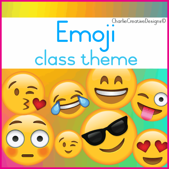 Emoji classroom theme – Charlie Creative Designs