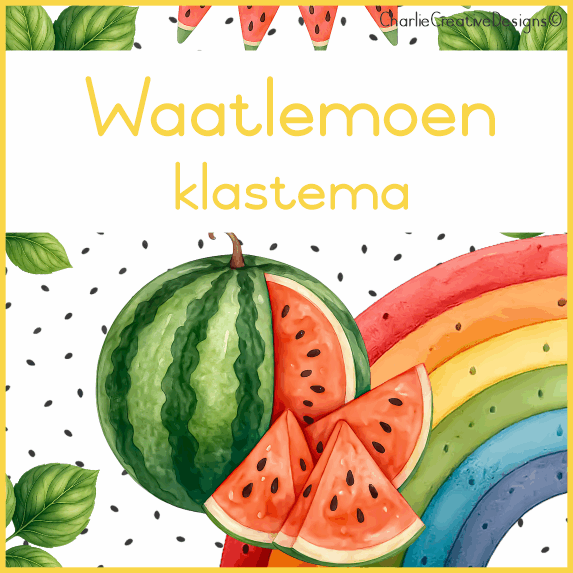 Waatlemoen klastema – Charlie Creative Designs